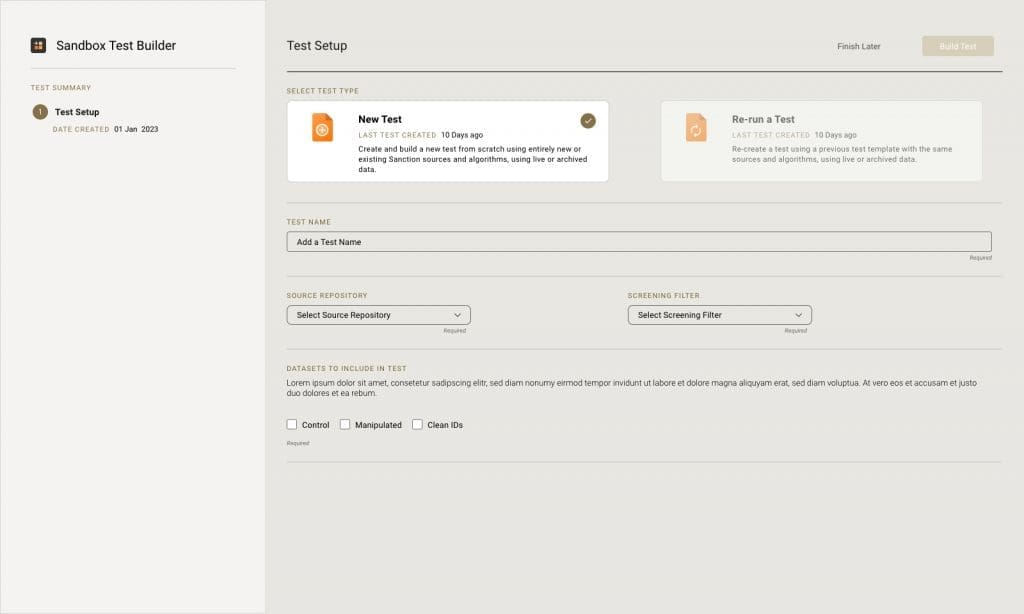 Sandbox | AML Analytics | AMLA®