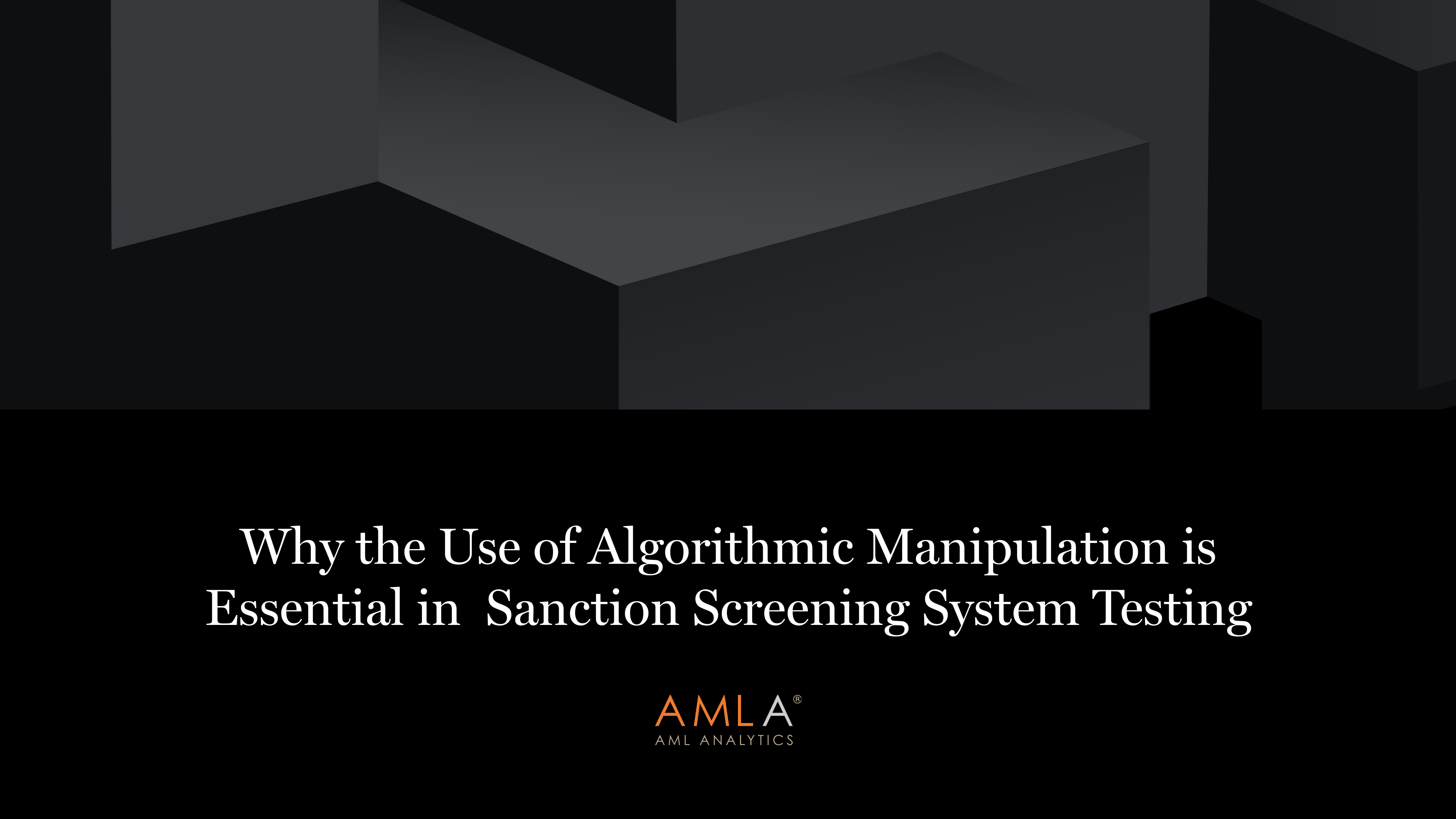 Why the use of algorithmic manipulation is essential in screening ...