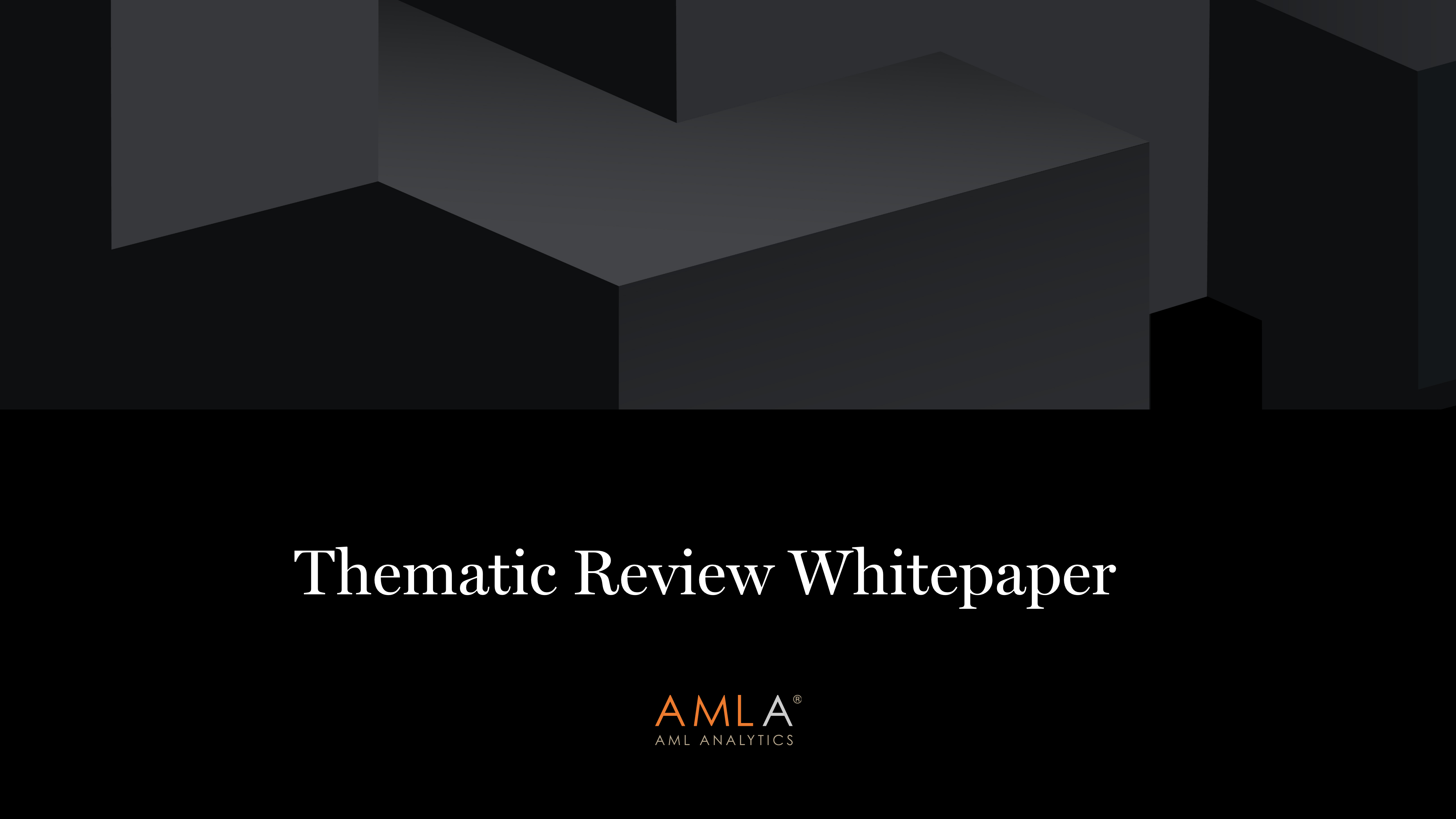 Thematic Review Whitepaper | AML Analytics | AMLA®